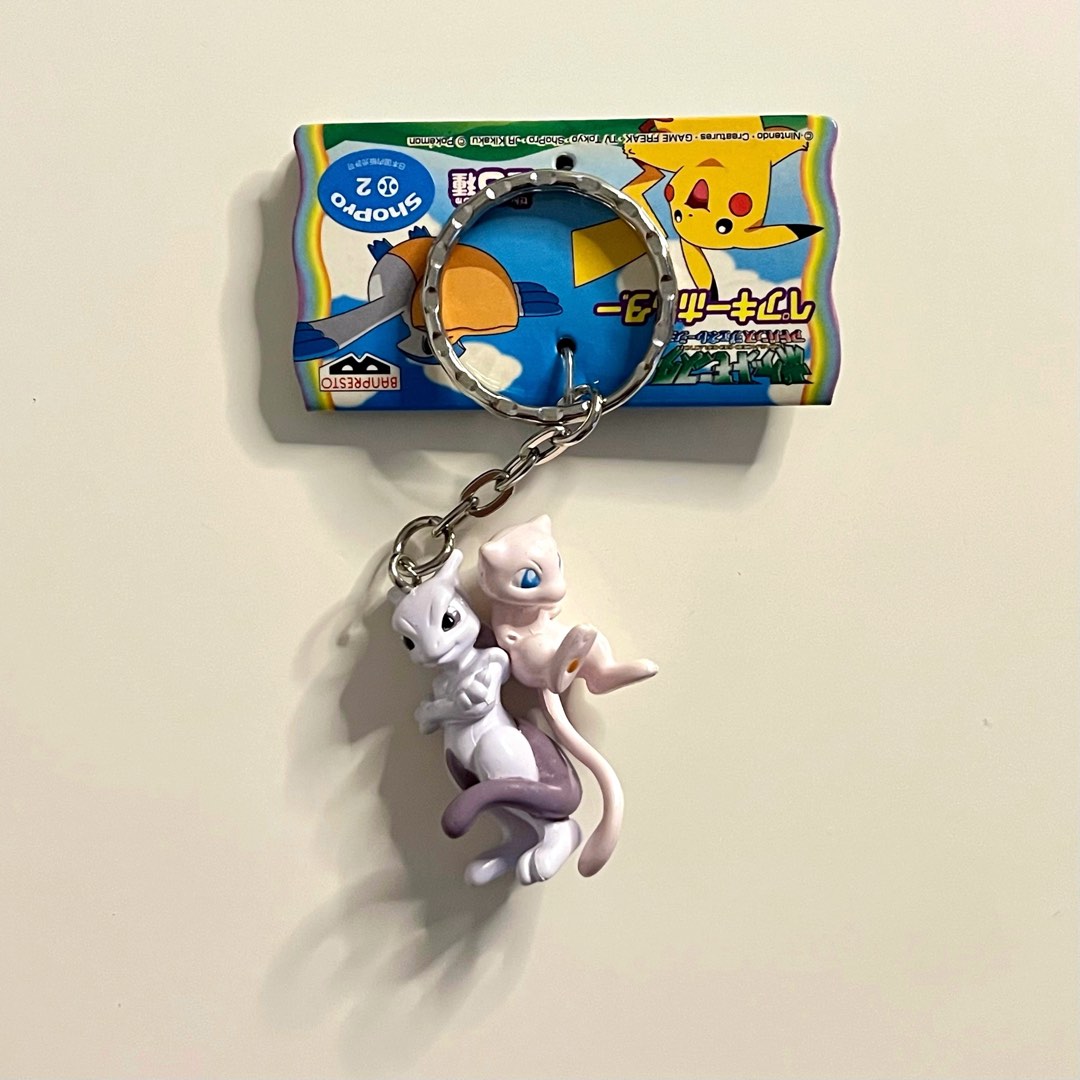 pokemon mewtwo mew keyring keyholder keychain phone charm anik anik ...
