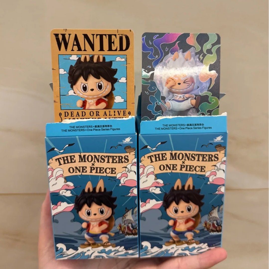 Popmart Labubu X One Piece Monkey D Luffy, Hobbies & Toys, Toys & Games ...