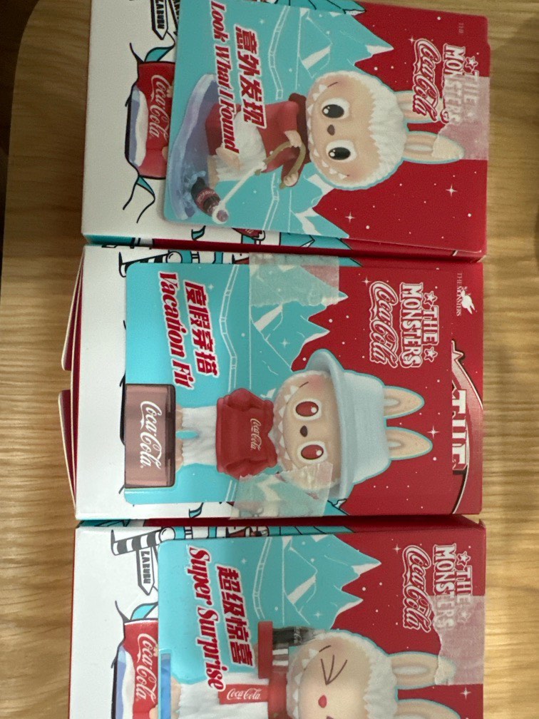 Popmart the monster coco-cola, Hobbies & Toys, Toys & Games on Carousell