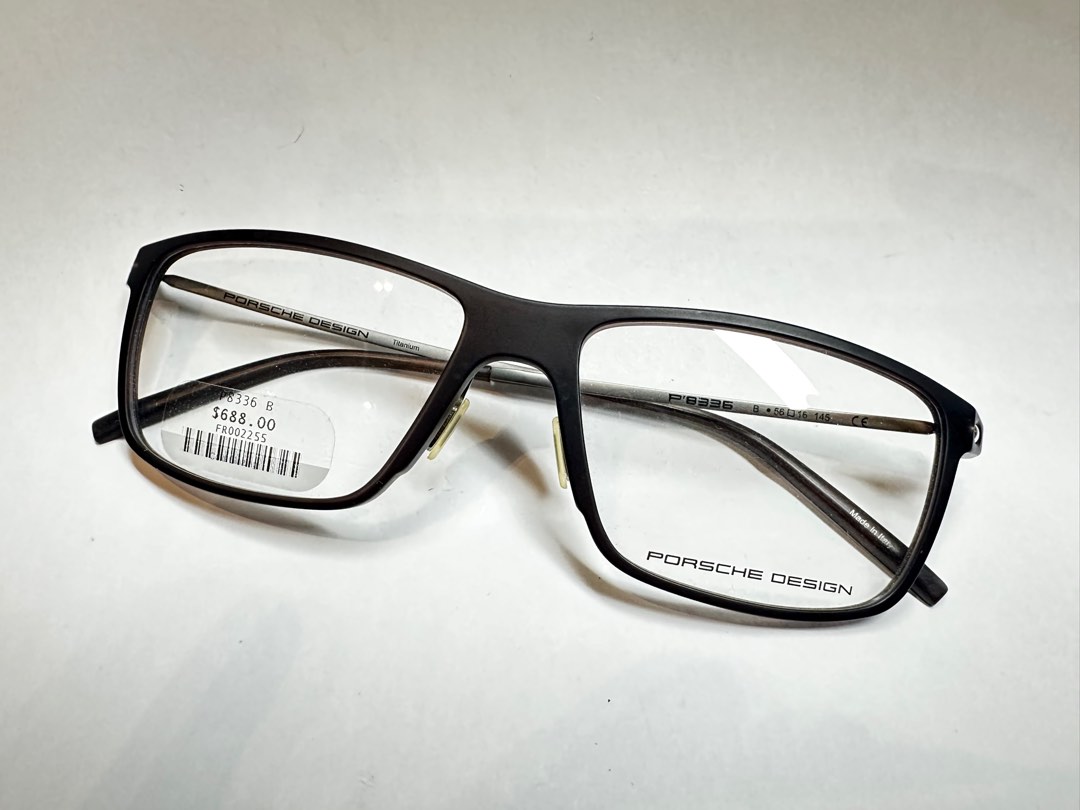 Porsche Design P8336 titanium spectacle frame, Men's Fashion, Watches ...