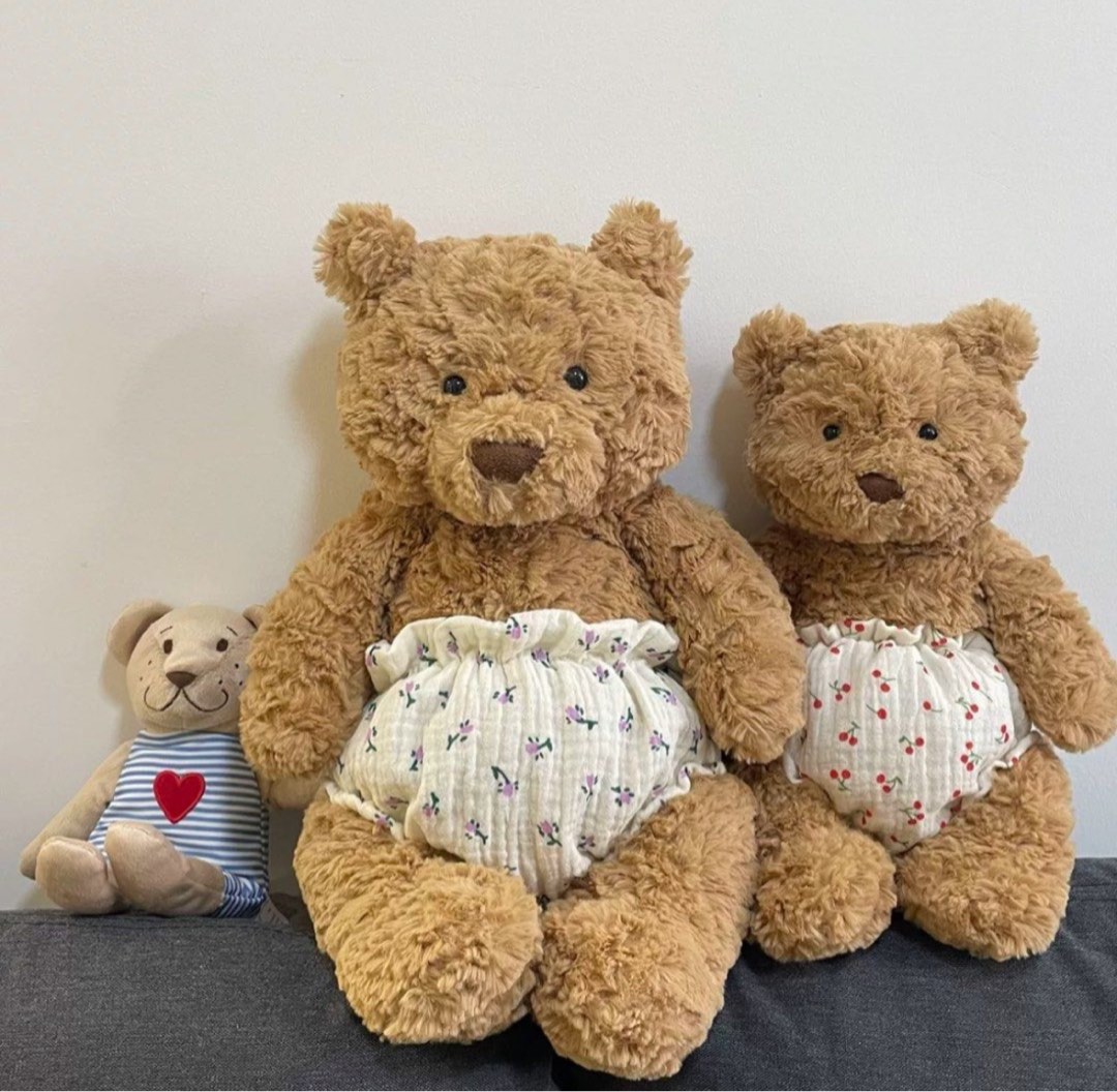 Preorder: Jellycat Bartholomew Bear Barnabus Pig Bashful Bunny diaper ...