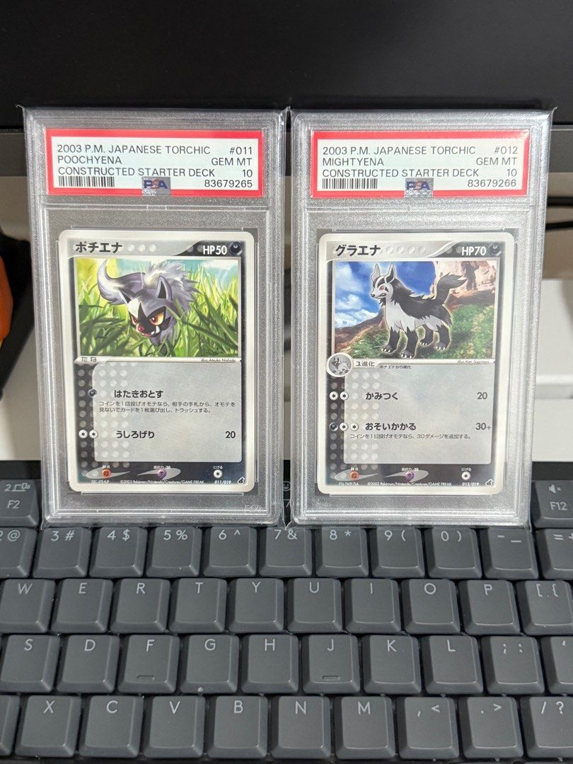 PSA 10 2002 Poochyena Mightyena Sequential Pokemon Card Ruby Sapphire ...