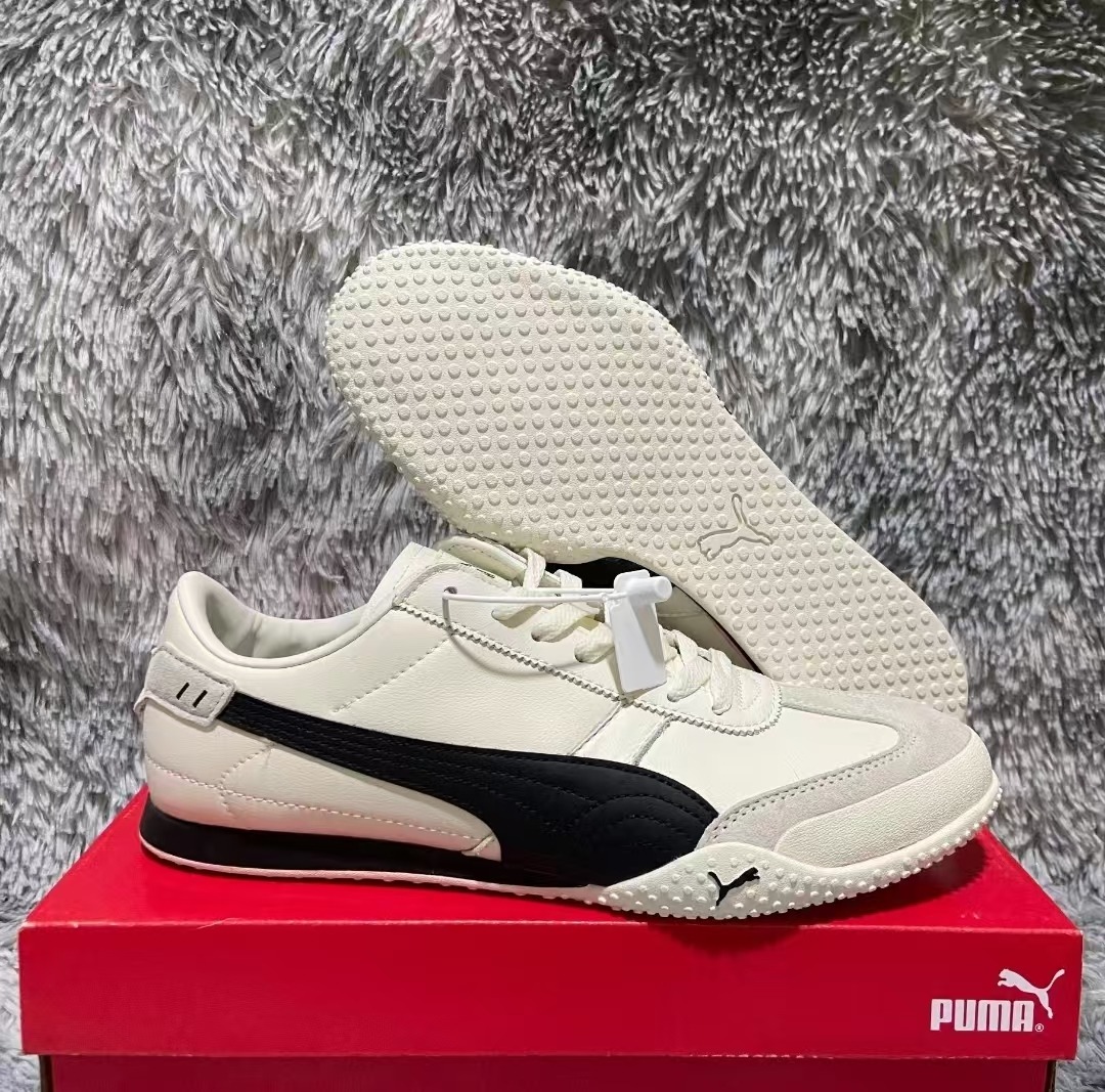 PUMA Bella UT Leather 'White Black' 402186-01, Women's Fashion ...