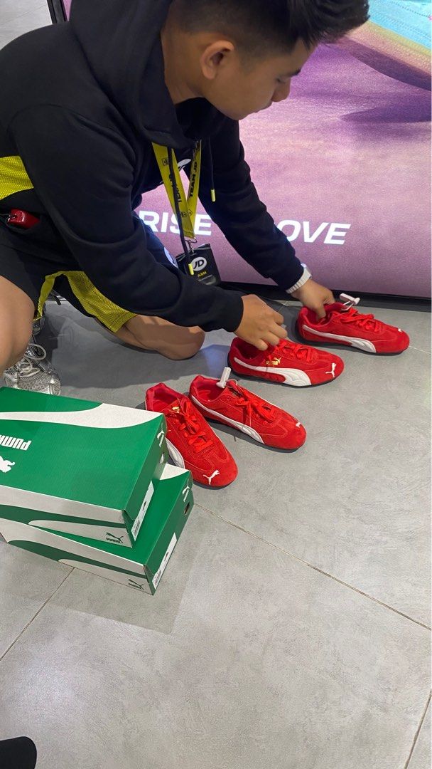 Puma speedcat red merah, Men's Fashion, Footwear, Sneakers on Carousell