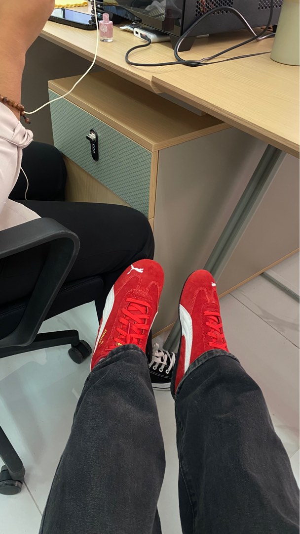 Puma speedcat red merah, Men's Fashion, Footwear, Sneakers on Carousell