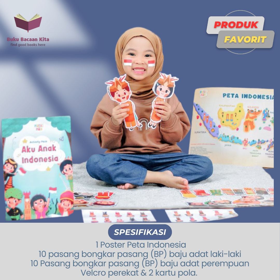 READY Kids Activity Pack Aku Cinta Indonesia - Mainan Edukasi Anak ...