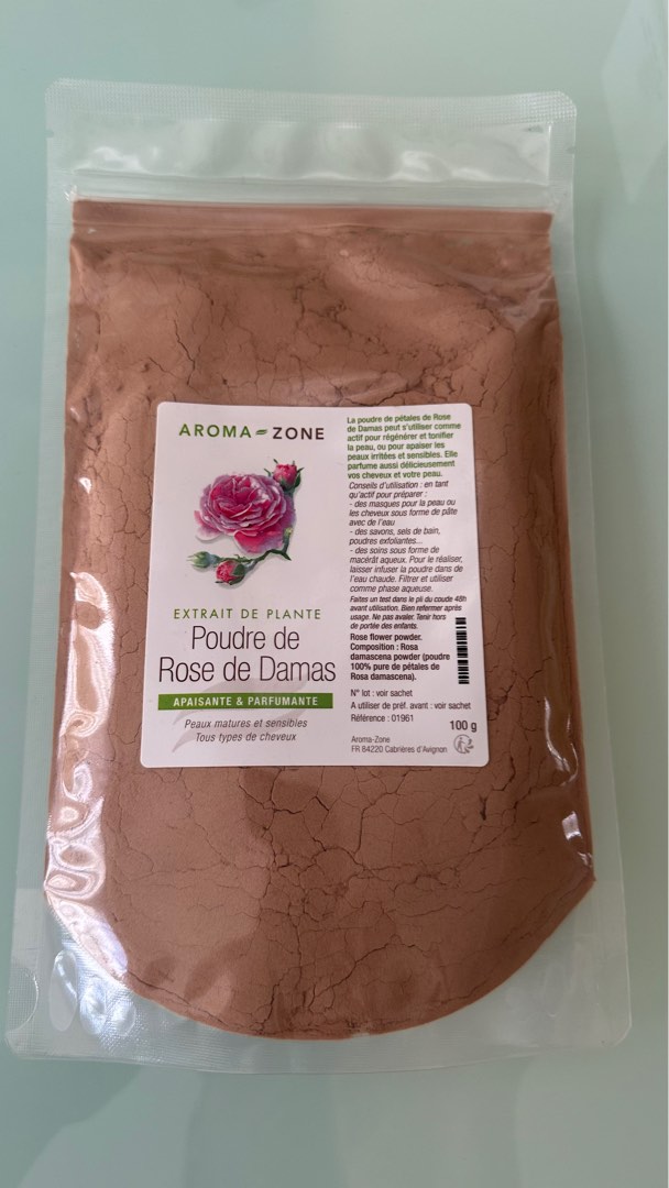 Rose De Damas Flower Powder - Hair Mask - Face Care Mask, Beauty ...