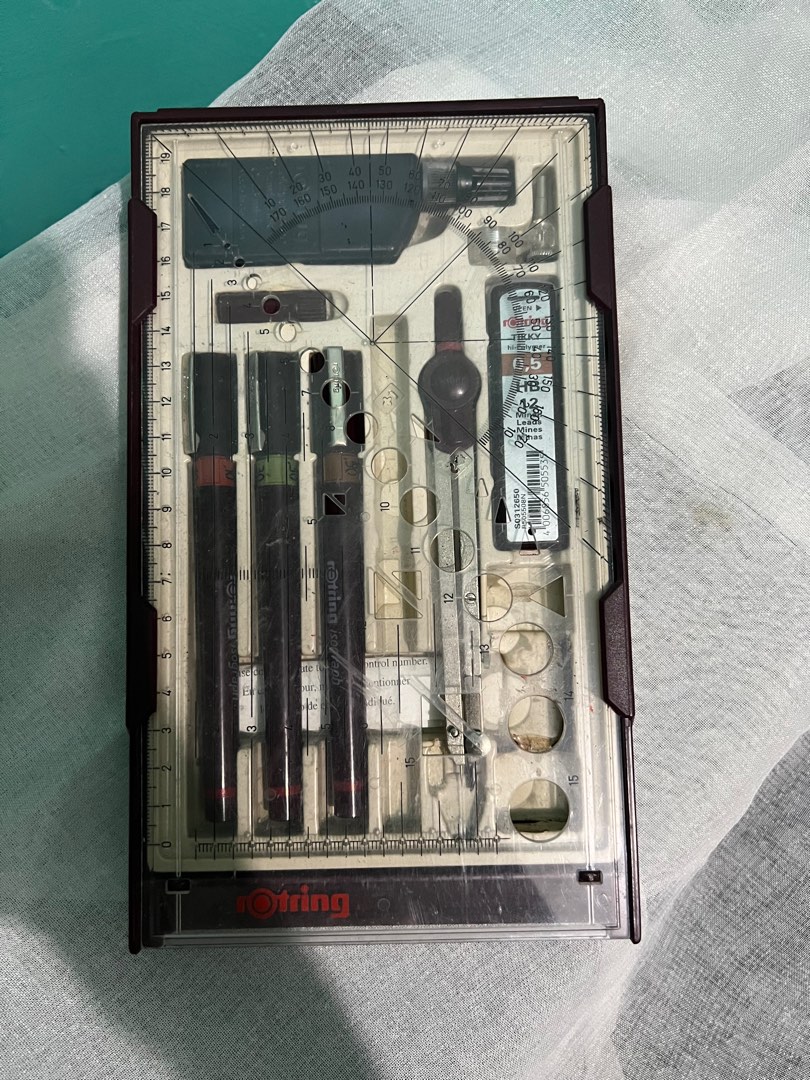 Rotring Isograph Tech Pen Set, Hobbies & Toys, Stationary & Craft ...