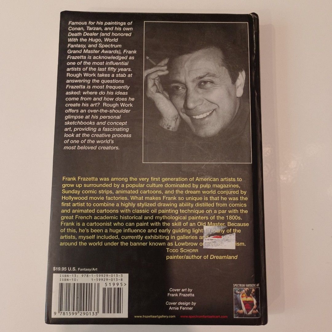 Rough work of frank frazetta, Hobbies & Toys, Books & Magazines ...