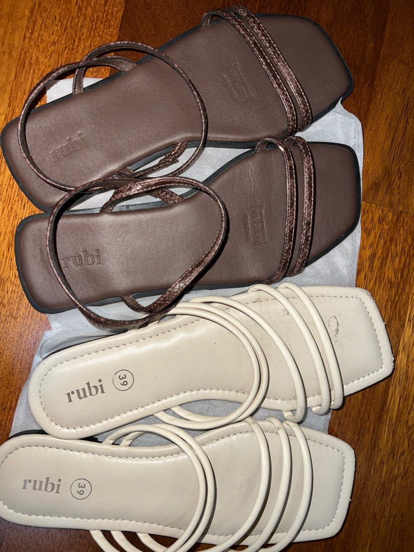 rubi y2k cream and brown sandals coquette fairycore cottagecore goth ...