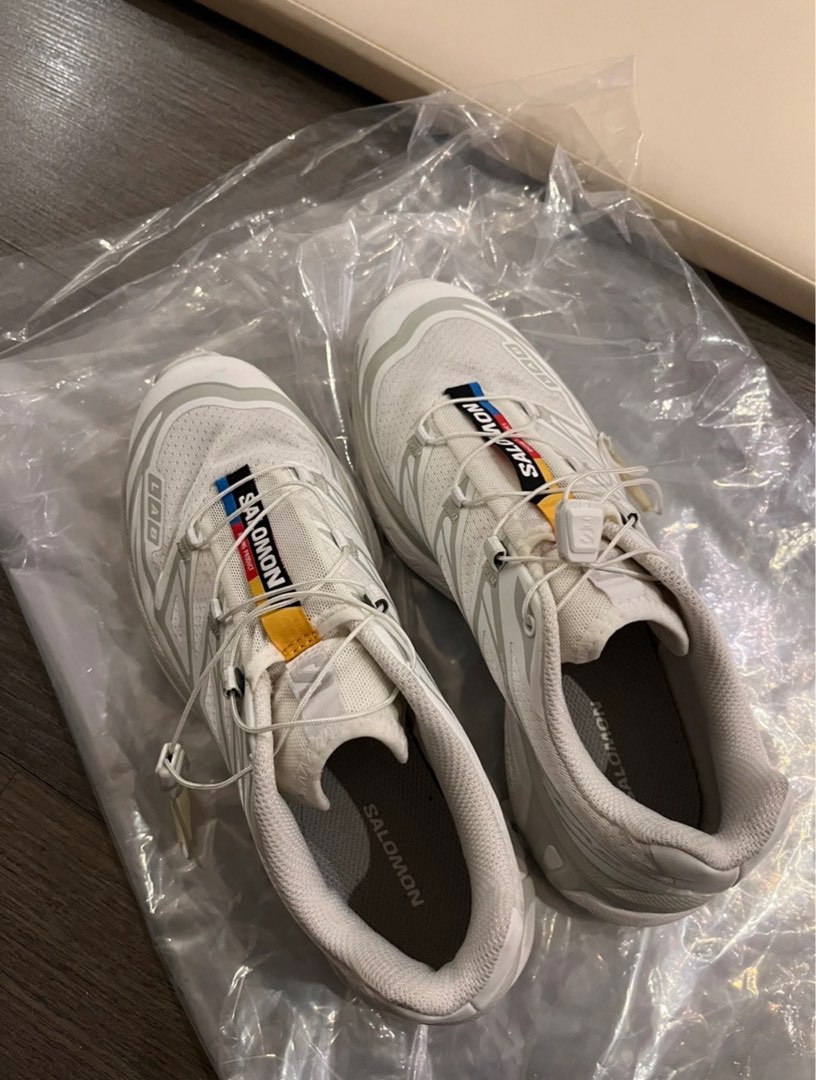 salomon xt-6 white uk6, Women's Fashion, Footwear, Sneakers on Carousell