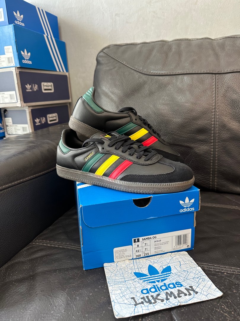 Samba OG Rasta, Men's Fashion, Footwear, Sneakers on Carousell