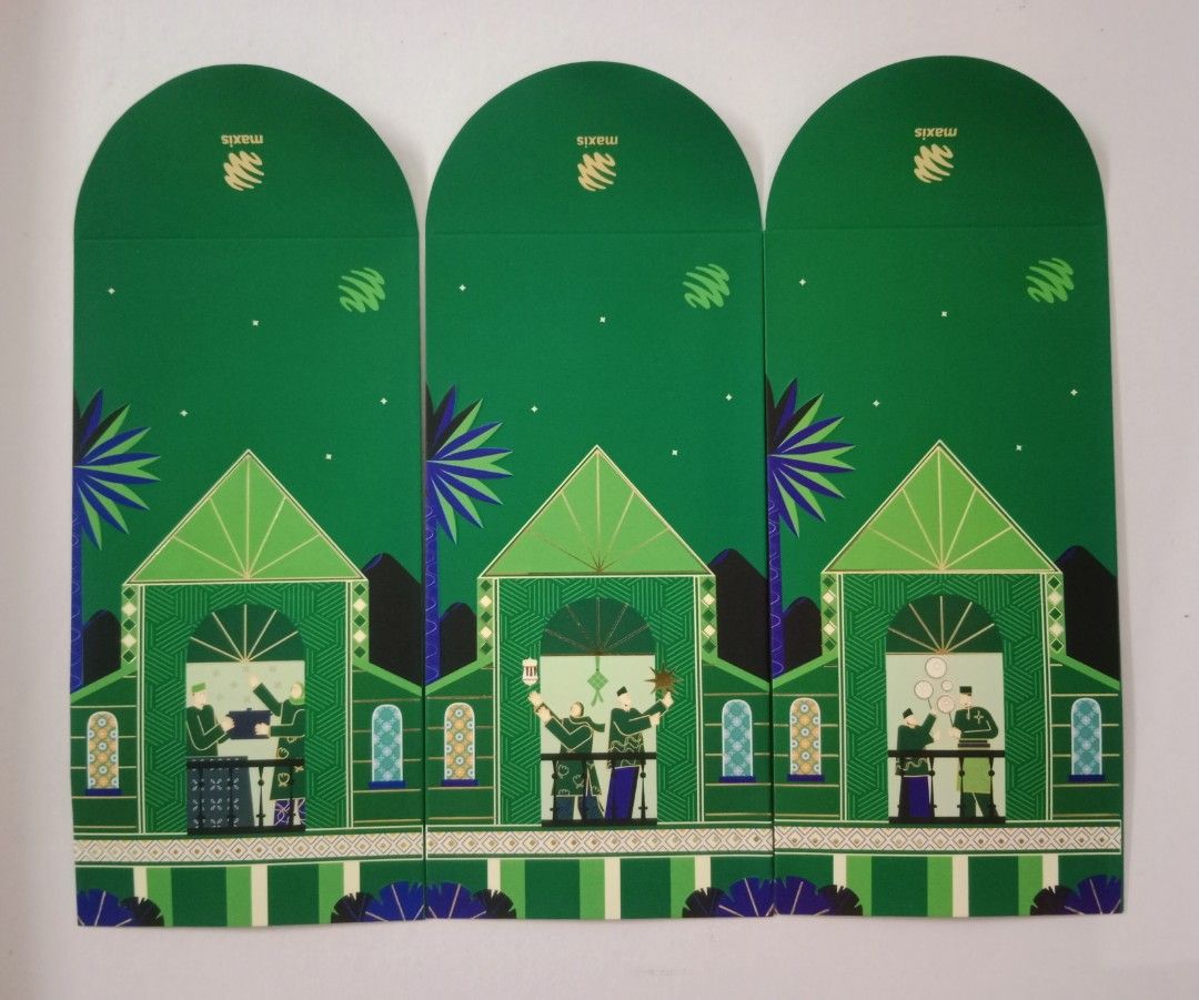 SAMPUL DUIT RAYA. Maxis 2024, Hobbies & Toys, Collectibles ...