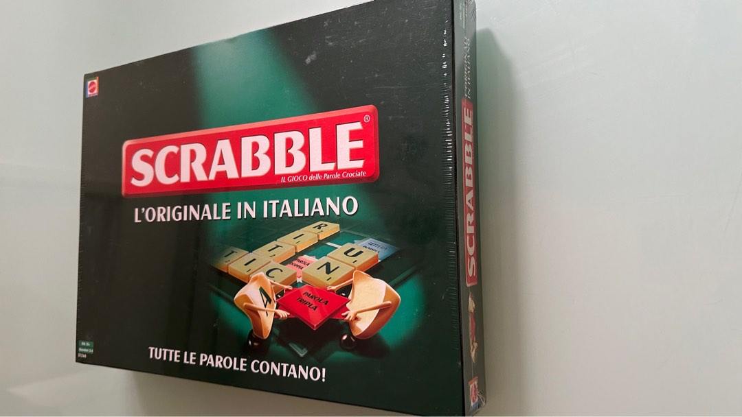 Scrabble - Original - Italian Language - Never opened, Hobbies & Toys ...