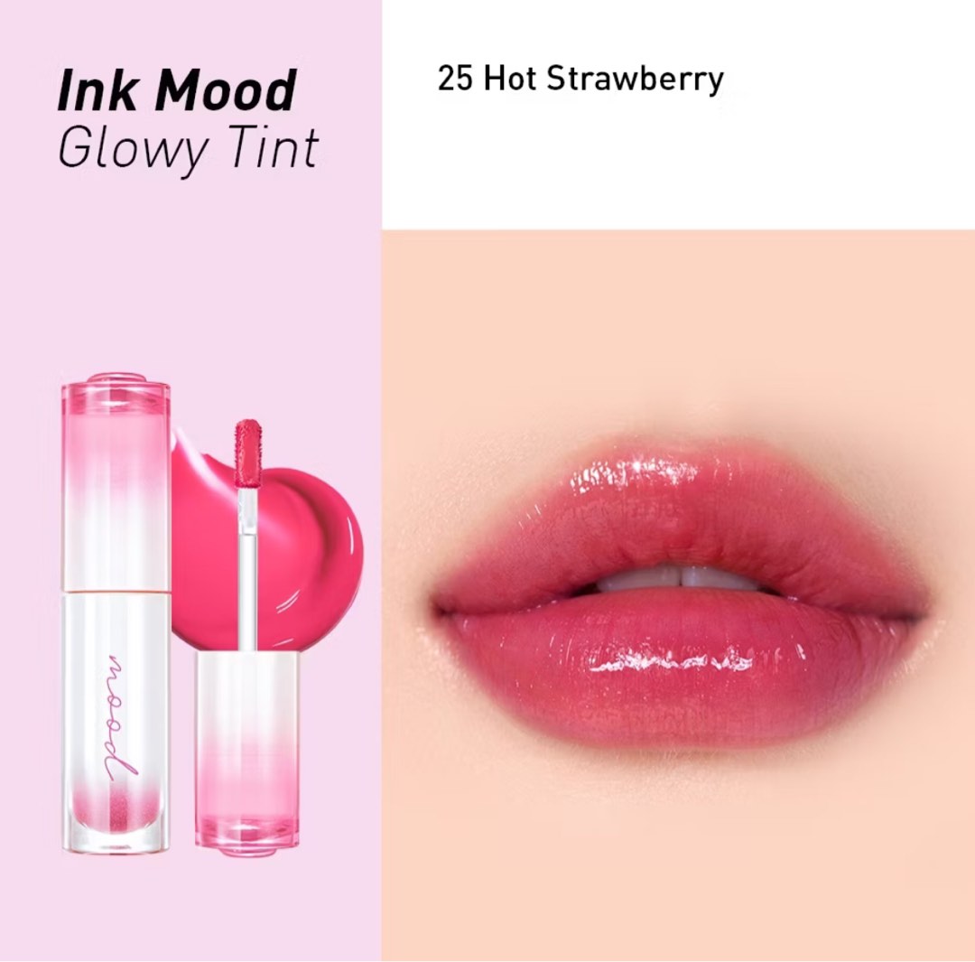 Brand New Peripera Ink Mood Glowy Tint - Shade 25 Hot Strawberry ...