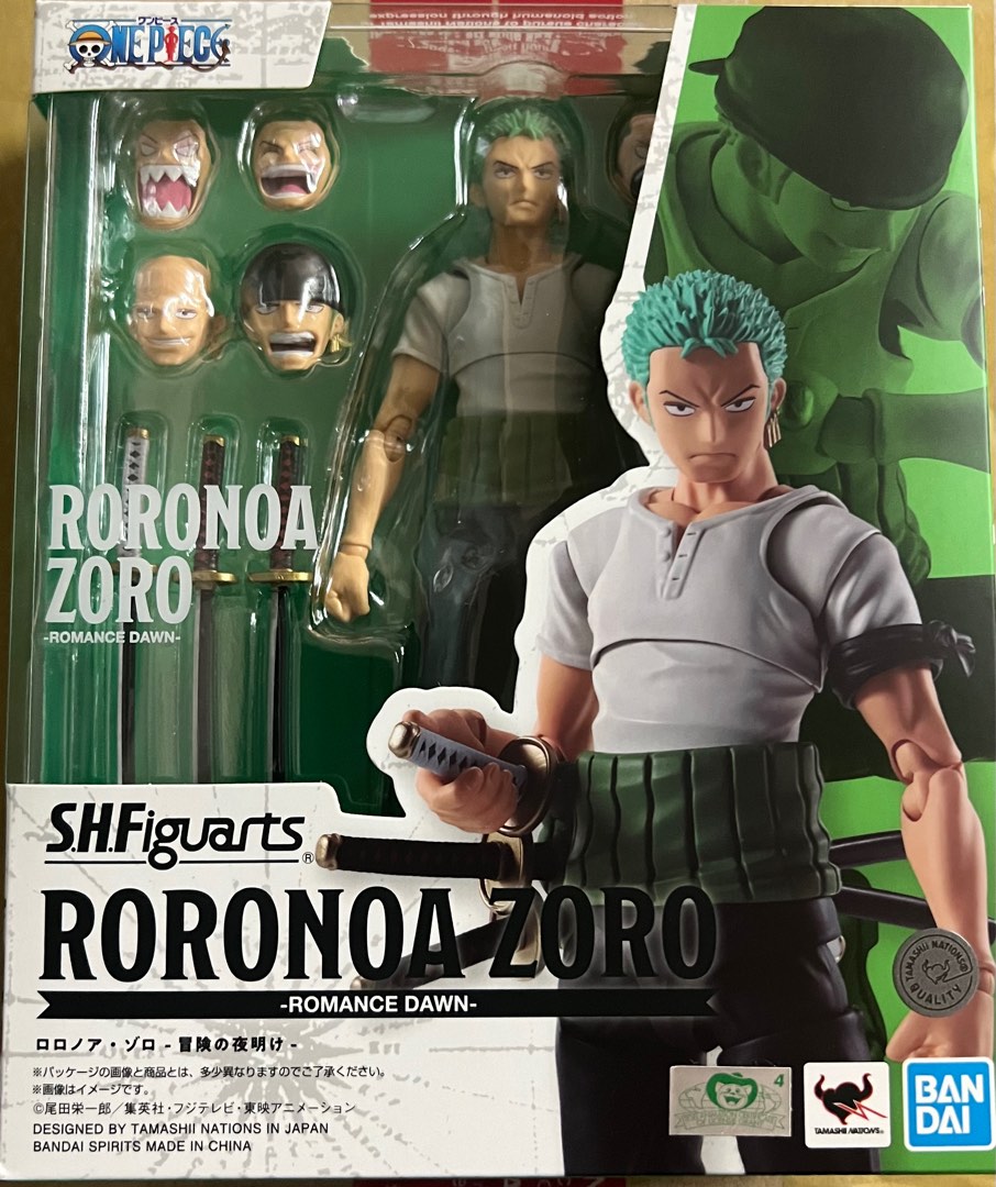 shfiguarts roronoa zoro shf not figma mafex, Hobbies & Toys, Toys & Games on Carousell