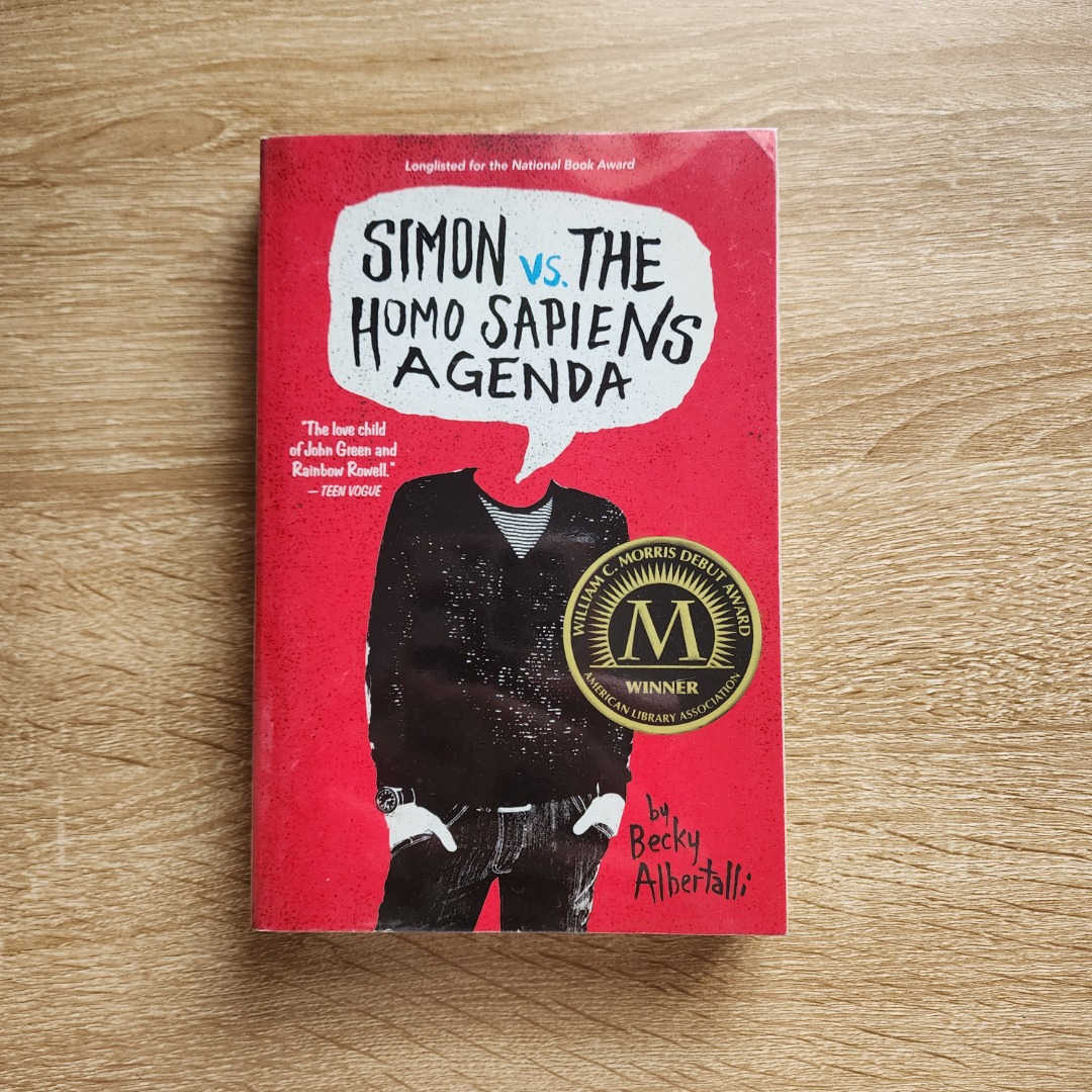 Simon vs. the Homo Sapiens Agenda by Becky Albertalli, Hobbies & Toys ...