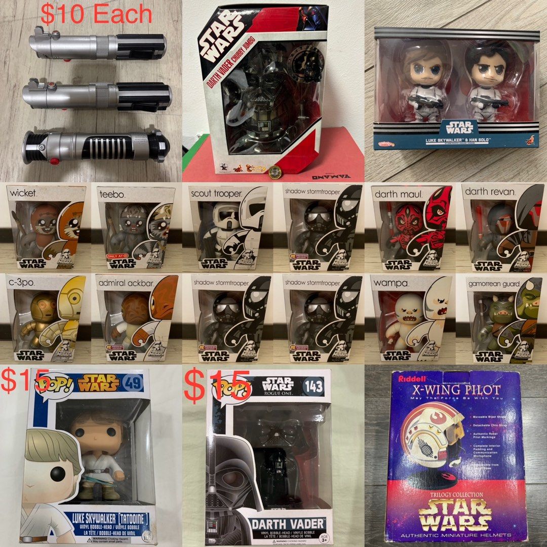 Star Wars Darth Vader Chubby Pepsi Watch C-3PO Pad Monopoly Donald Daisy Duck Minnie Mouse Goofy ...