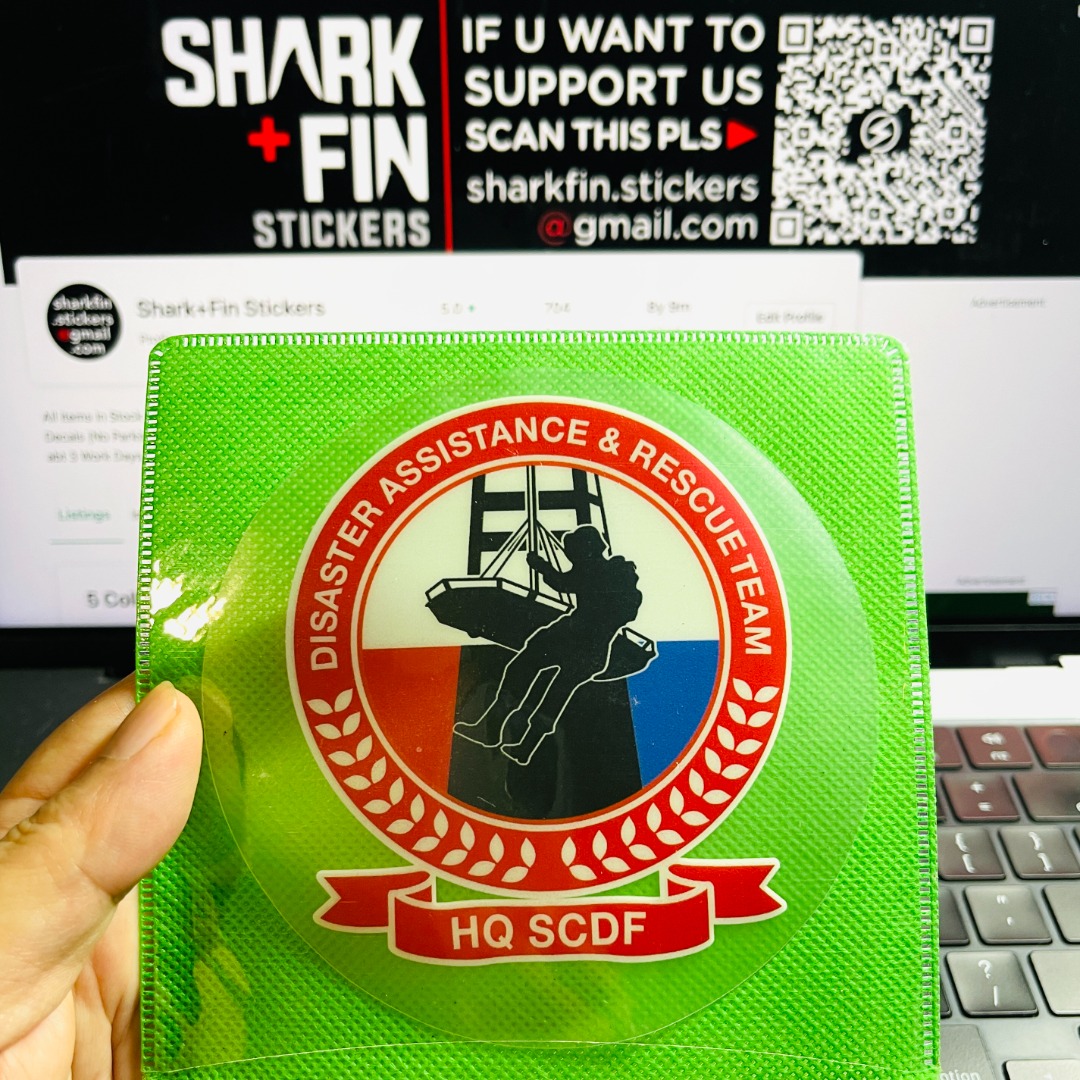 Static Cling Decals : SCDF DART Disaster Assistance & Rescue Team ...
