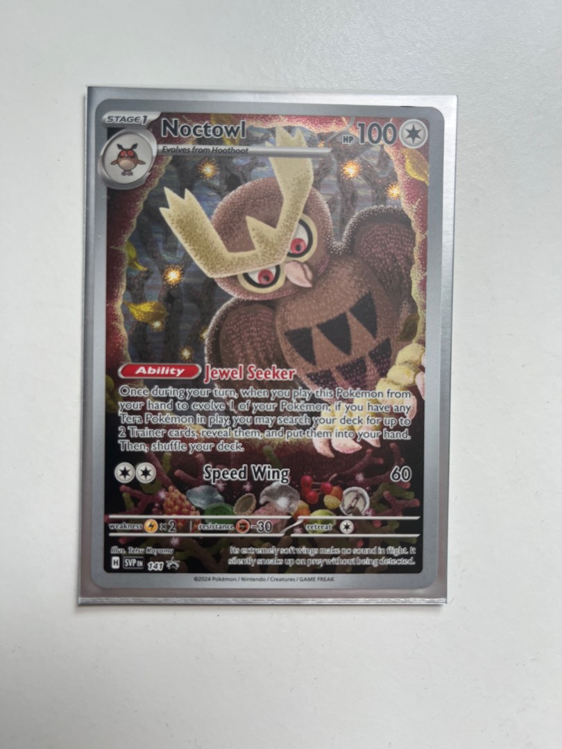 Stellar crown noctowl promo card, Hobbies & Toys, Toys & Games on Carousell