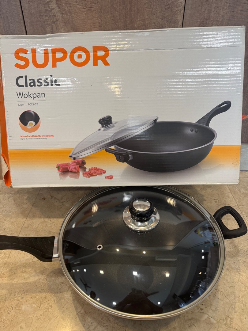 SUPOR classic wokpan, Furniture & Home Living, Kitchenware & Tableware ...