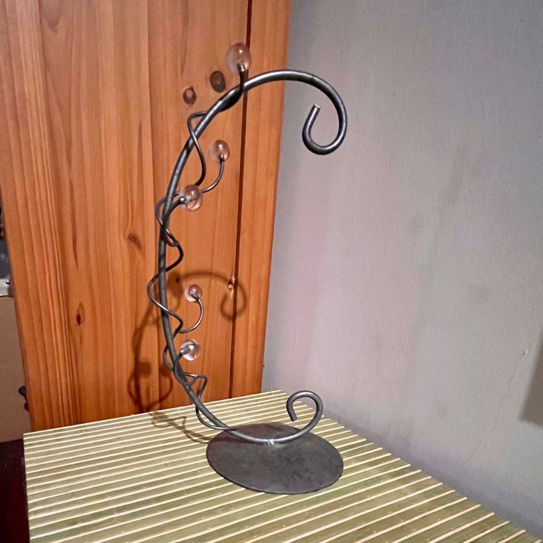 Table top metal standing hook for hanging small items, Furniture & Home ...