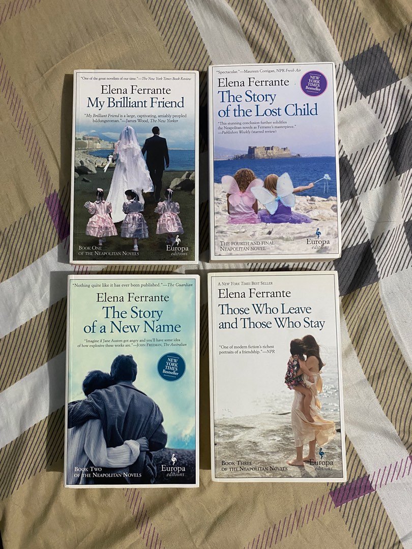 The Neapolitan Quartet by Elena Ferrante (Sold as set) My Brilliant ...
