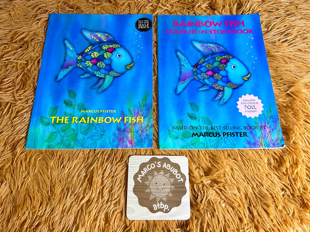 The Rainbow Fish Storybook + The Rainbow Fish Coloring Book, Hobbies ...