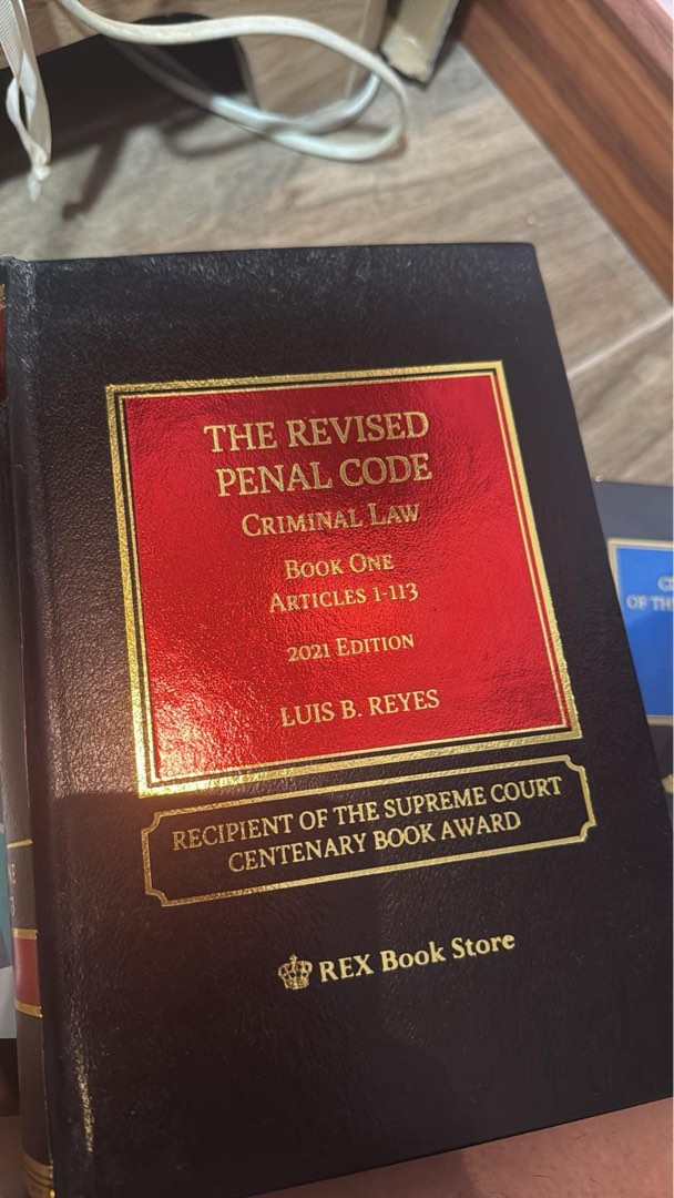 The Revised Penal Code - Criminal Law Book 1 (2021 Ed), Hobbies & Toys ...