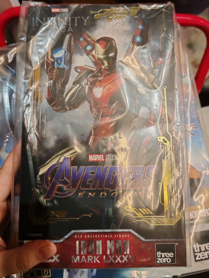 THREE ZERO DLX Marvel Studios The Infinity Saga Iron Man Mark 85 1/12 Scale, Video Gaming, Video ...