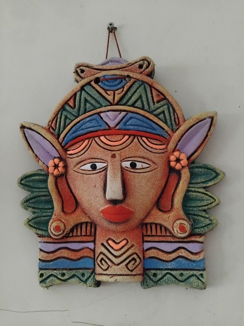 Topeng Yogya Keramik, Antik, Furnitur di Carousell