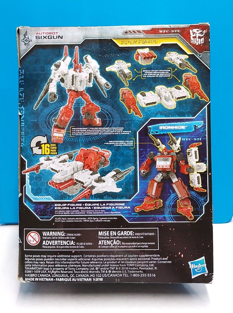 Transformers Generations Siege War For Cybertron Deluxe Class WFC-S22 Autobot Sixgun, Hobbies ...