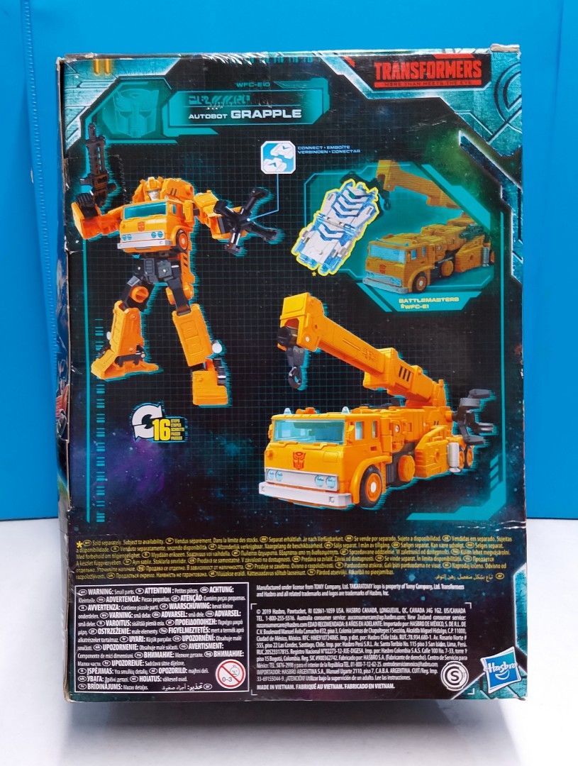Transformers Generations War for Cybertron: Earthrise Voyager Class WFC-E10 Autobot Grapple ...