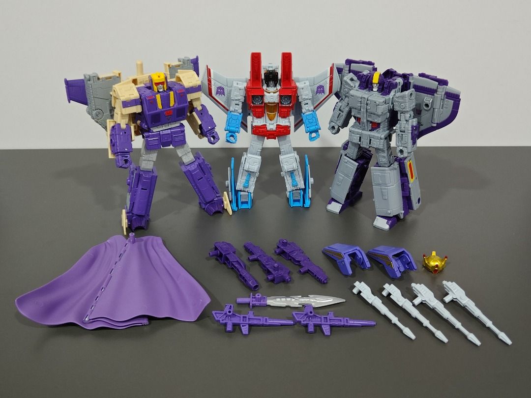 Transformers Takara Dramatic Capture Series Triple Takeover Starscream ...