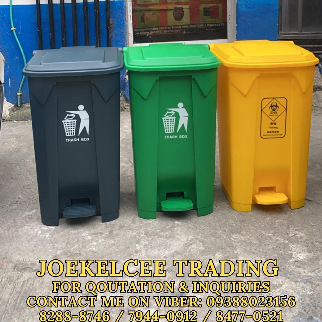 Trash bin 100 Liters, Furniture & Home Living, Cleaning & Homecare ...