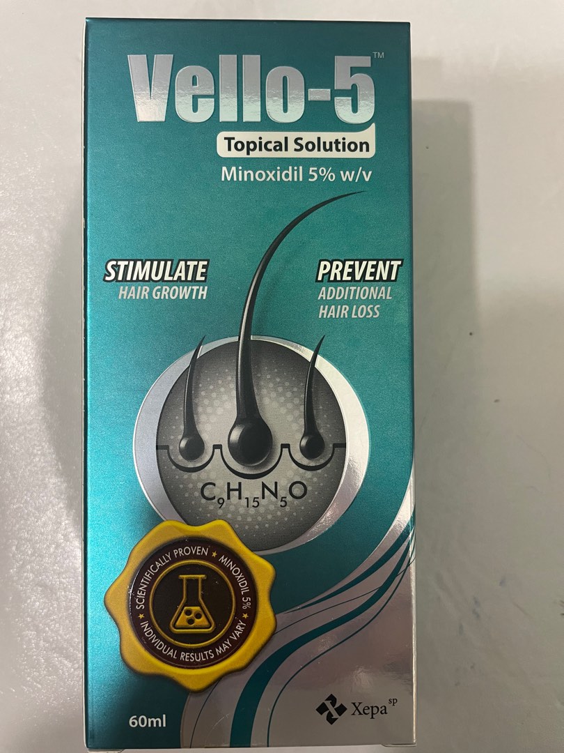 Vello 5 Topical Solution, Beauty & Personal Care, Hair Products on ...