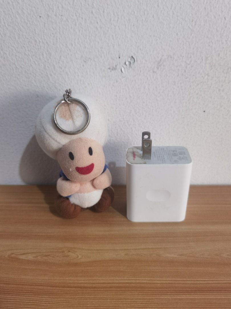 Vintage 1996 Banpresto - Super Mario World - Toad Plush Charm/Keychain ...