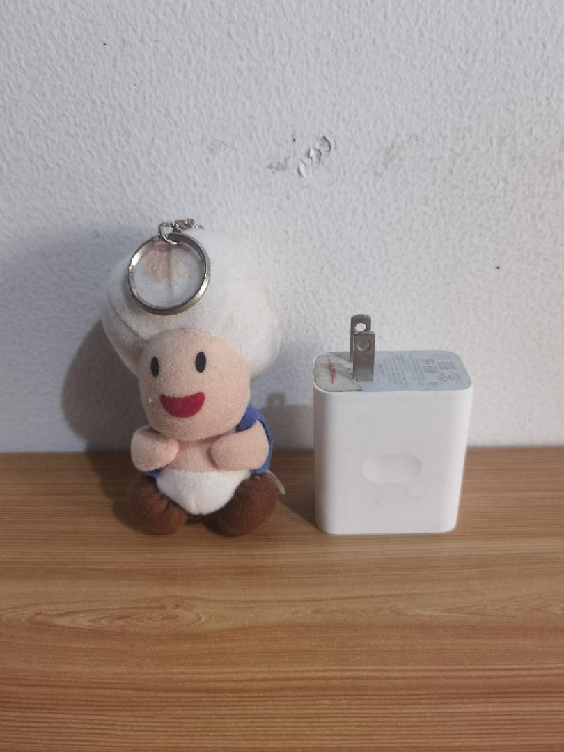 Vintage 1996 Banpresto - Super Mario World - Toad Plush Charm/Keychain ...