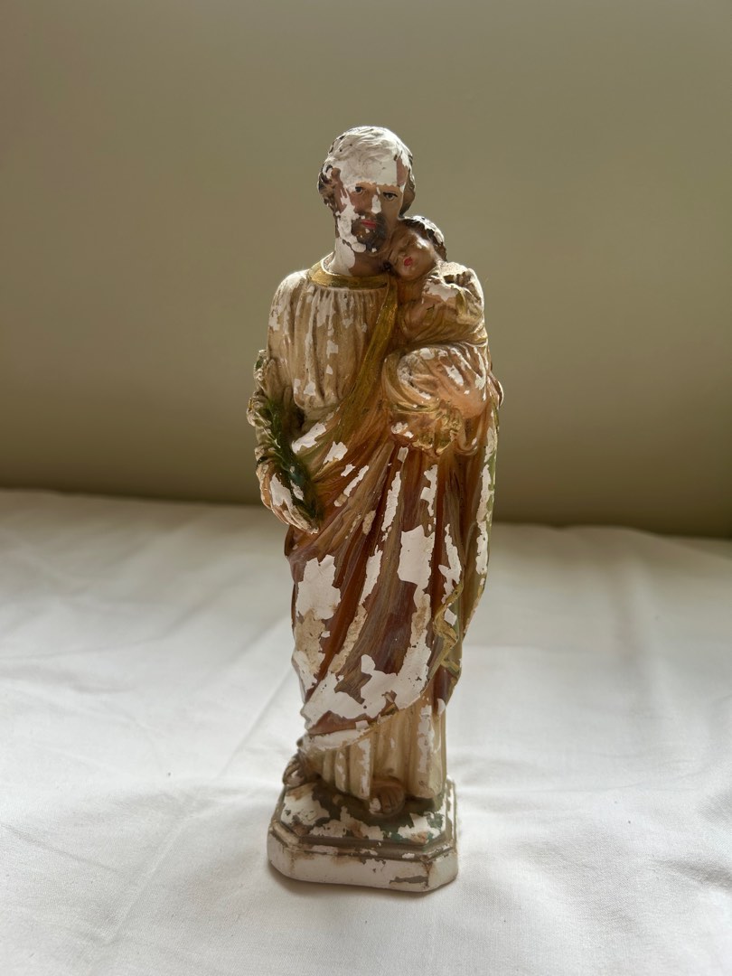 Vintage Eskayola Statue of St. Joseph, Hobbies & Toys, Memorabilia ...