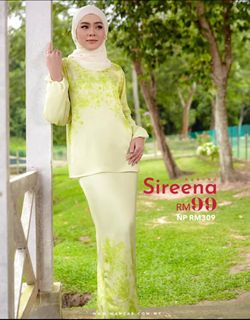 Sireena Wanzar, Women's Fashion, Muslimah Fashion, Baju Kurung & sets ...