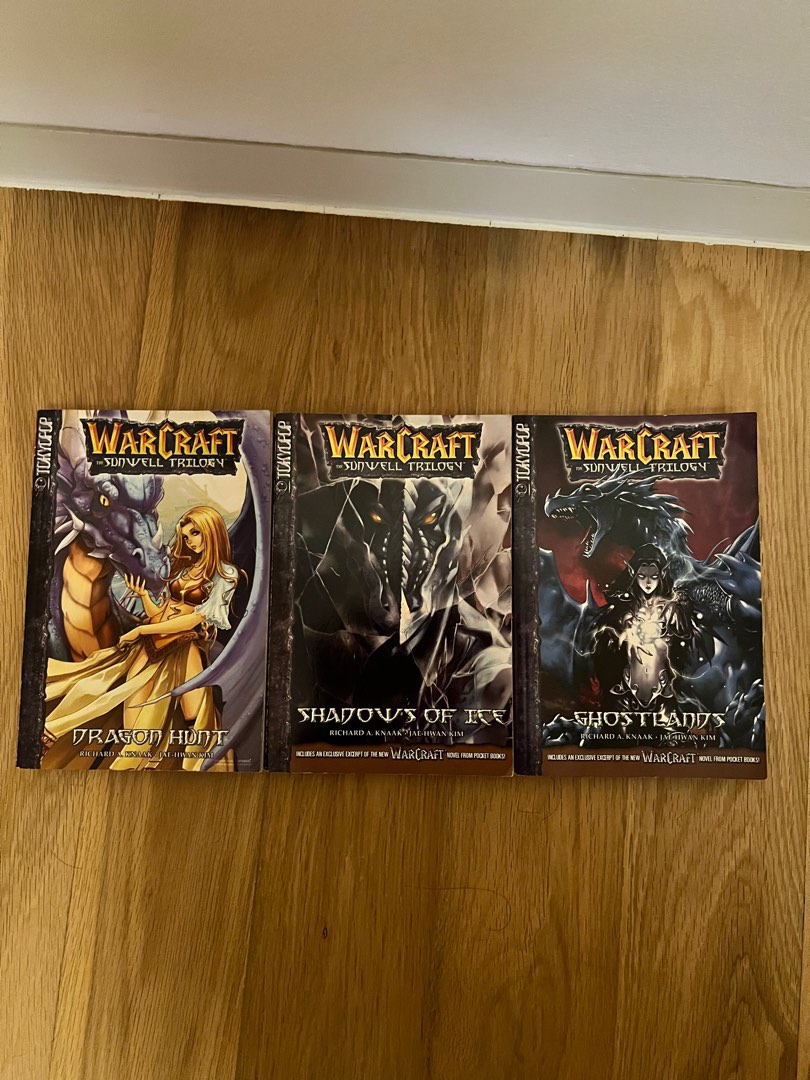 Warcraft The Sunwell Trilogy Comic Vol. 1-3, Hobbies & Toys, Books ...