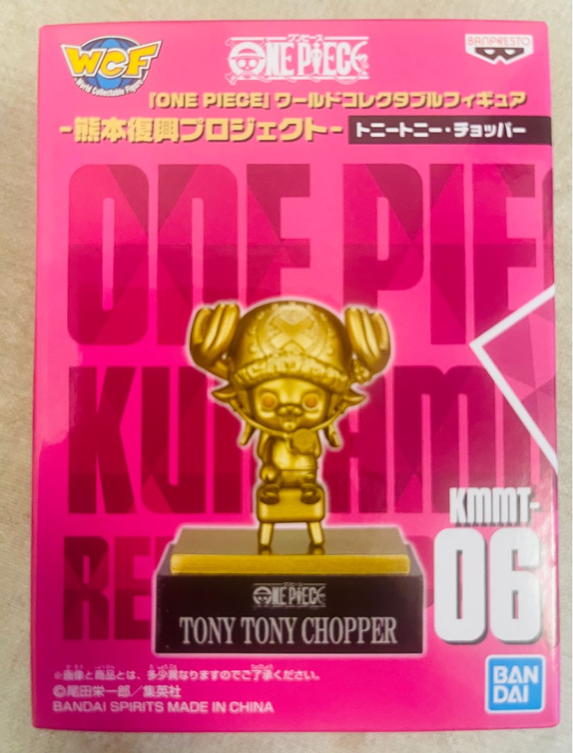 特價全新日版WCF 熊本復興限定 One Piece 海賊王 06 Chopper 索柏 路飛公仔, 興趣及遊戲, 玩具 & 遊戲類 ...