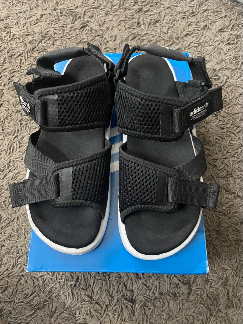Women) adidas Adilette Adventure Sandal 'Black White' HP2184, Men's ...