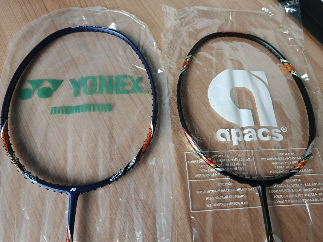 Yonex & Apacs Racquet, Sports Equipment, Sports & Games, Racket & Ball ...