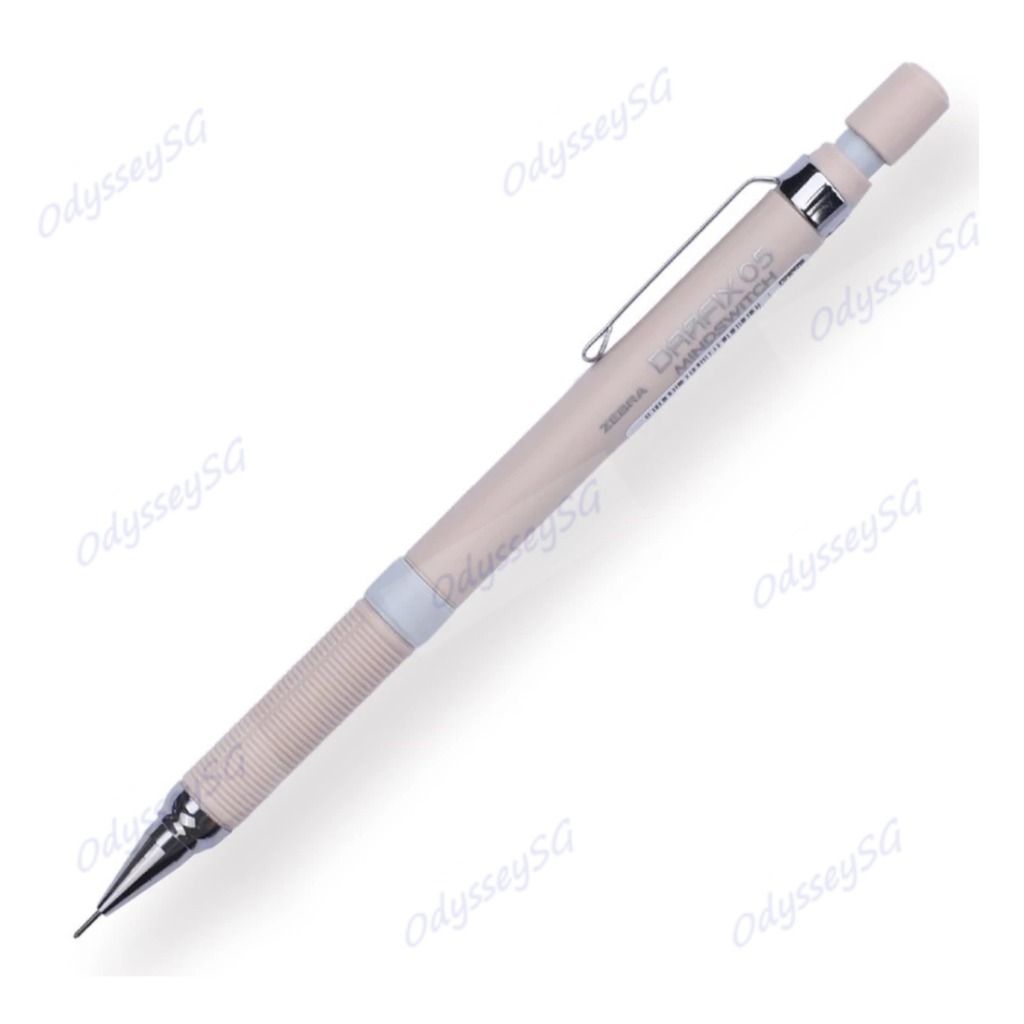 Zebra Drafix MINDSWITCH mechanical pencil 0.5mm Dusty White Barrel ...