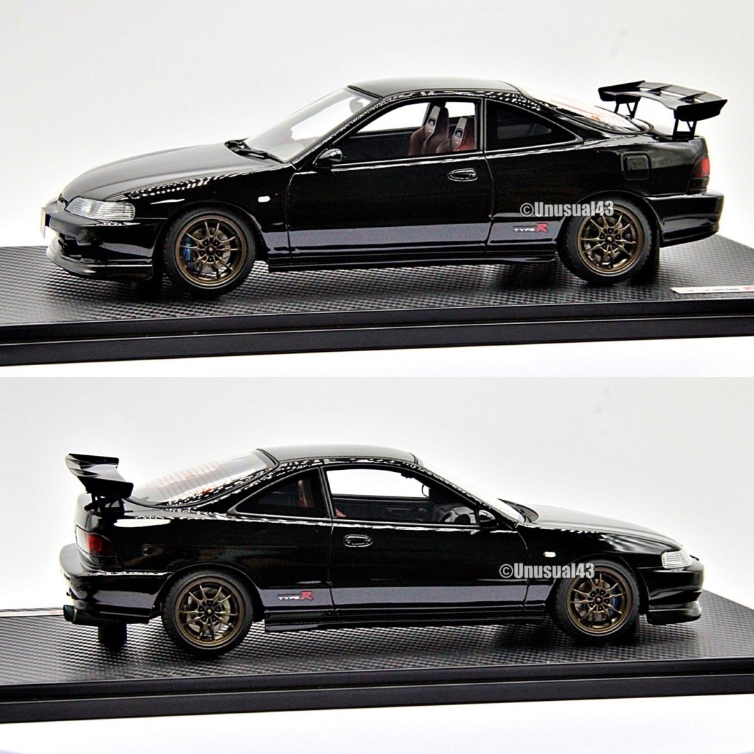 1/18 Ignition Model Honda Integra (DC2) Type R Black, Hobbies & Toys ...