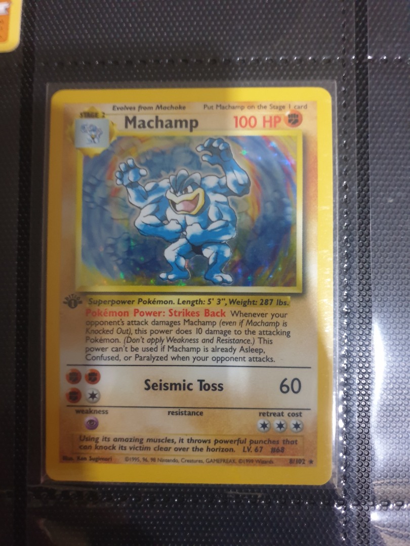 1ST EDITION MACHAMP VERY RARE, Everything Else on Carousell