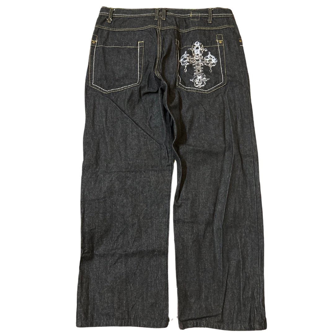 (38) VINTAGE Y2K KARL KANI GOLD CROSS LIKE JNCO SOUTHPOLE DOGTOWN SOHK ...