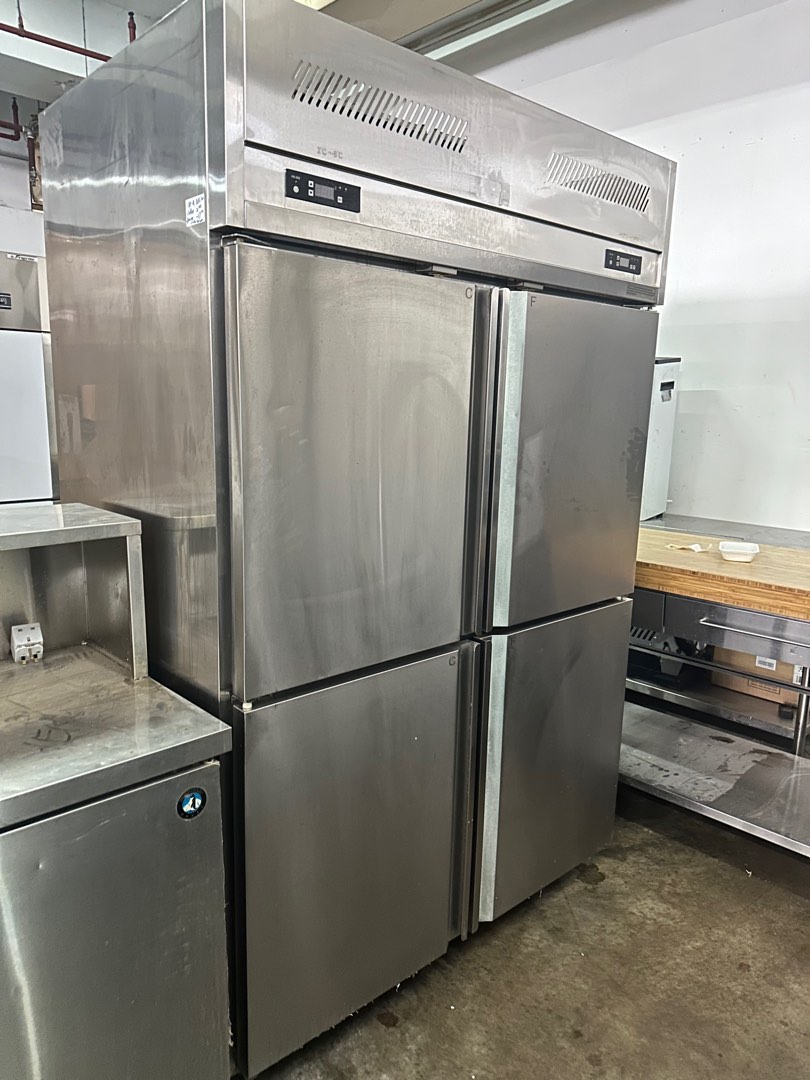 4 door upright combo. Half chiller half freezer. Blower cooling. Free ...