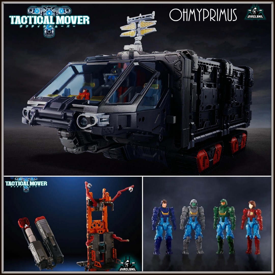 ⭐️ [𝗣𝗿𝗲-𝗼𝗿𝗱𝗲𝗿] Takara Tomy Diaclone Reboot Robot Mecha Action Figure - Tactical Mover - TM-33 ...